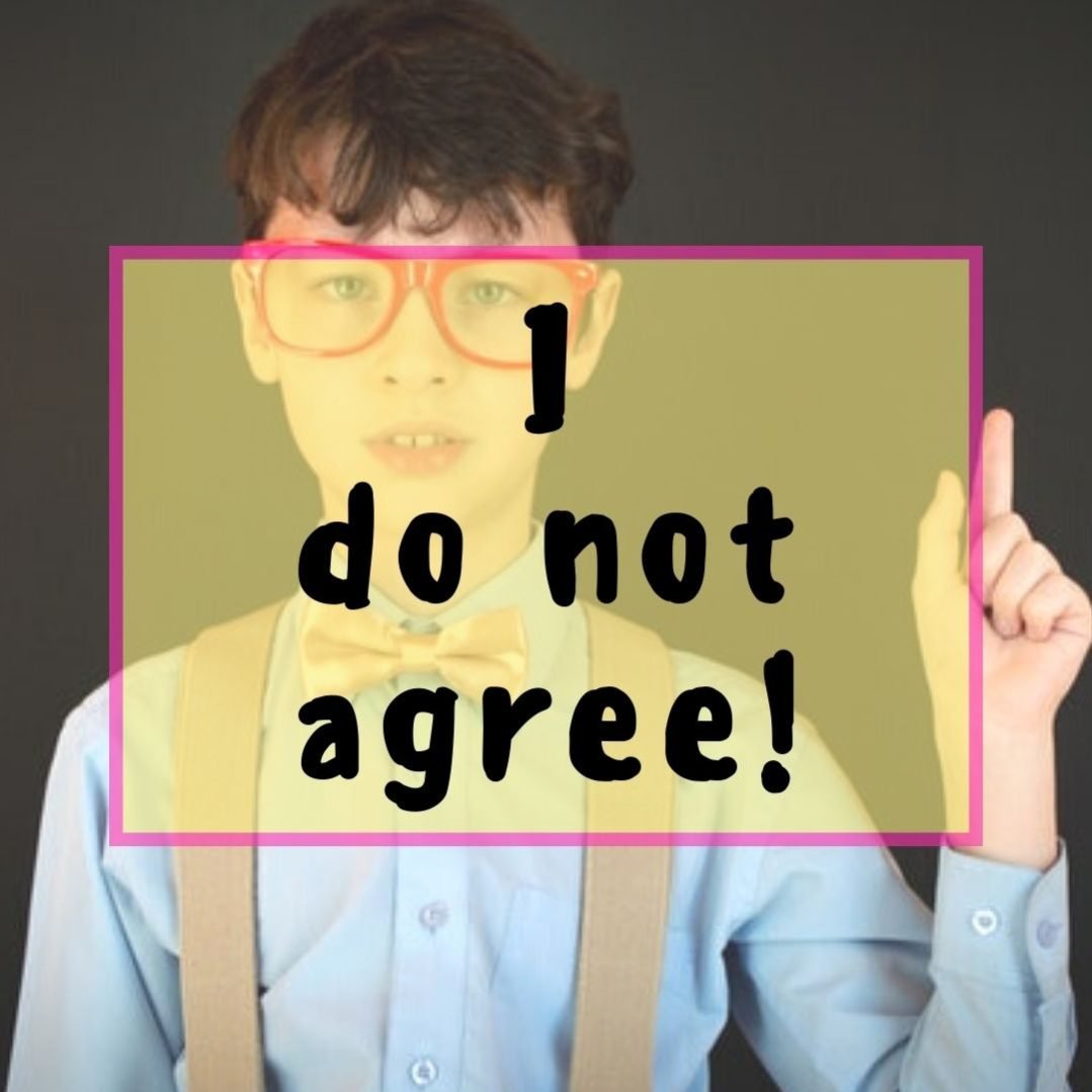 I do not agree! - CueKids Eclass
