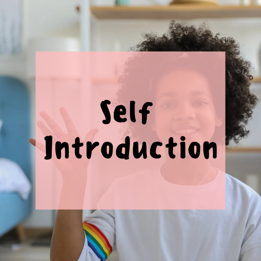 Self Introduction - Free Worksheet - CueKids Eclass